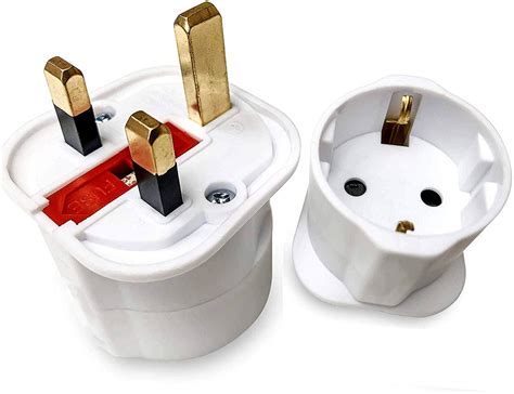 Kepleeu To Uk Adapter Schuko Euro Socket 2 Pin To Desertcart Japan