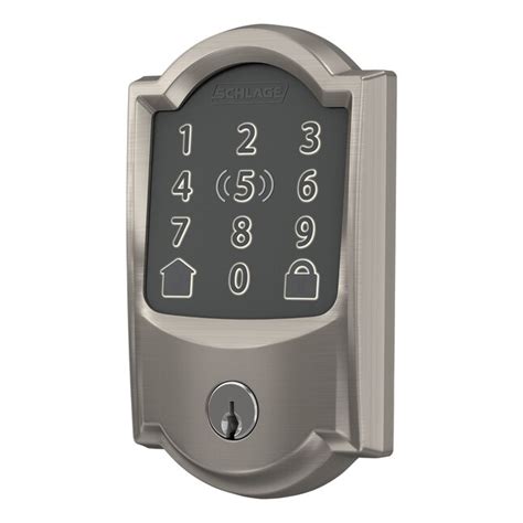 Schlage Encode Plus Camelot Satin Nickel Smart Lock Electronic Deadbolt
