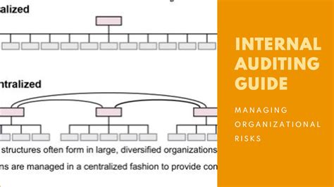 Organizational Structure Risk And Control A Guide For Internal Auditors