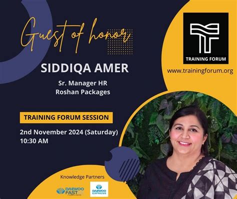 Siddiqa Jabeen On Linkedin Leadership Trainingforum