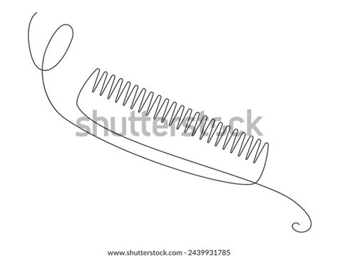 One Line Comb Photos Images And Pictures Shutterstock