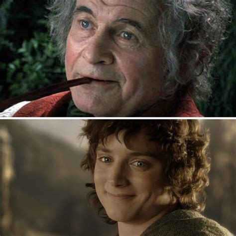 Old Bilbo Baggins Smiling