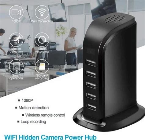 Black 1080 P Safety Net Spy Camera 5 Port Usb Wifi Spy Camera For Security At Rs 5999 In Ghaziabad