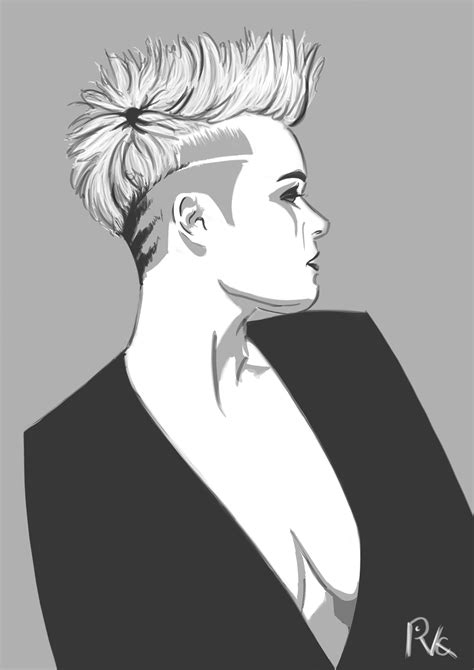 Short Hair Girl Drawing At Explore Collection Of