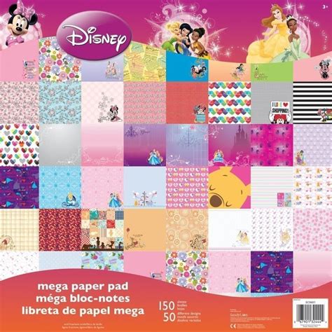 Stack Disney Princess Morado Mega Paper Pad Paper Pads Scrapbook