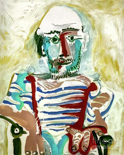 Self Portrait By Pablo Picasso 1965 Painting By M G Whittingham