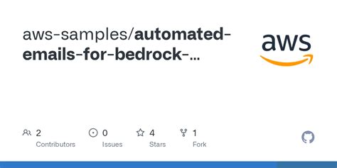 Github Aws Samplesautomated Emails For Bedrock Knowledgebases