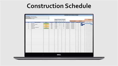 Gantt Chart Template Project Tracker Excel Project Timeline Gantt Schedule Project Schedule