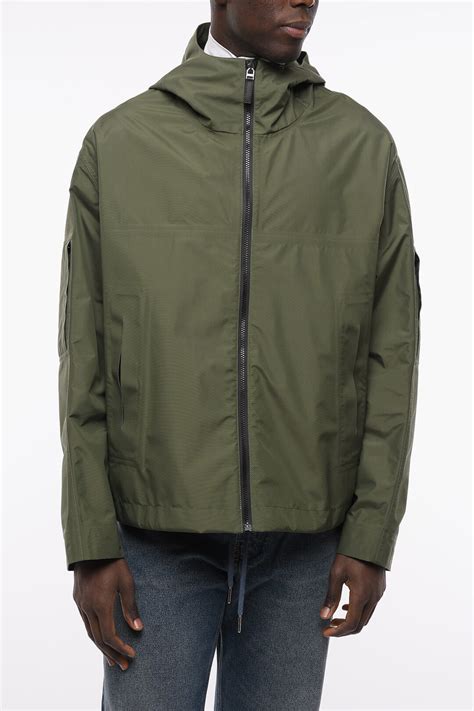 Givenchy Removable Balaclava Nylon Windbreaker Men Glamood Outlet