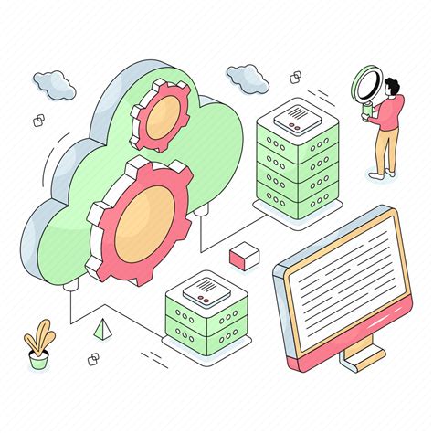 Cloud Setting Configuration Development Config Management Icon