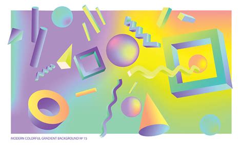 배경 그림 및 개체 웹 포장 포스터 광고 판 광고 표지 브로셔 콜라주 벽지 프레 젠 테이 션에 대 한 여러 추상 벡터 홀로그램 그라데이션 3d 배경 현대 미술의 벡터