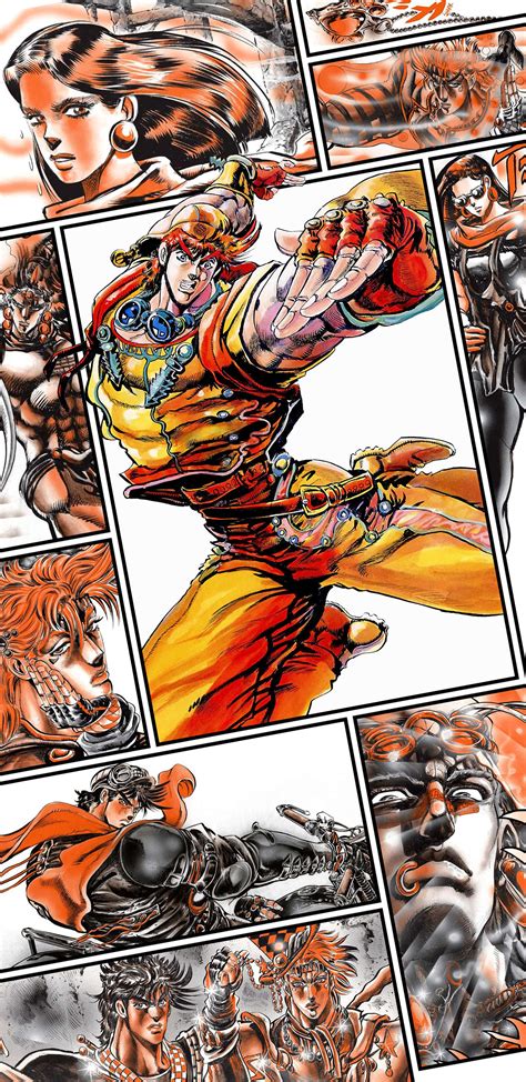 Download Battle Tendency Anime Action Scene Wallpaper