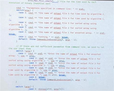 Solved We Will Combine The Insertion Sort And Binary Search