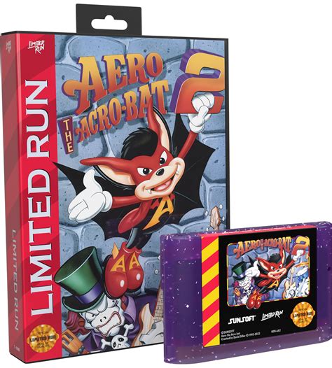 Aero The Acro Bat 2 Genesis Limited Run Games
