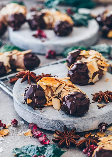Almond Horns Vegan Marzipan Cookies Bianca Zapatka Recipes