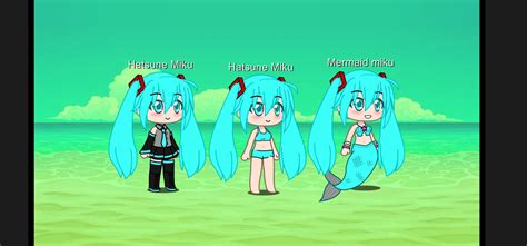 3 Versions Of Hatsune Miku Old By Itzrougenoireartz On Deviantart