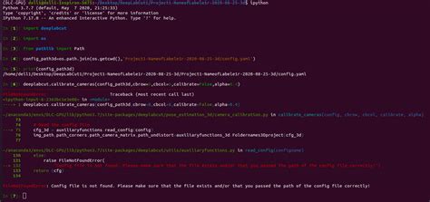 help request for 3d deeplabcut usage and issues image sc forum