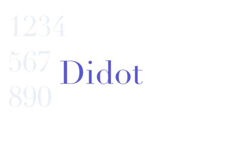 Didot Font Free [download Now]
