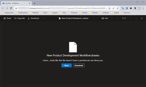 Unable To Open Drawing Shared Via Onedrive For Business · Issue 3758 · Jgraphdrawio · Github