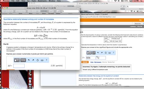 Solved Quantitative Relationship Between Entropy And Number