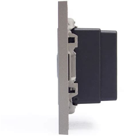 Smart Hotel Home Use Gray Plastic Finish Rs485 Modbus Wall Switches Switch With Light And