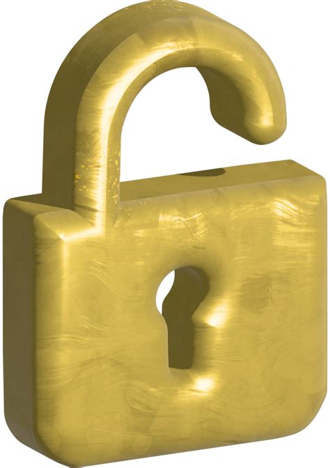 Padlock Icon 3d 17339097 Png