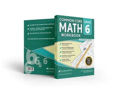 6th Grade Math Workbook Ace Academic Publish