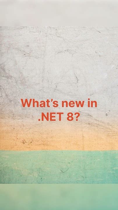 Whats New In Net 8 Shorts Codetolive Dotnet Csharp Aspnetcore Youtube