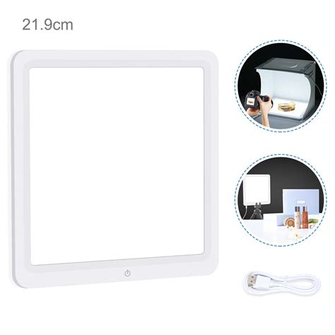 Puluz 20cm Mini Led Photography Shadowless Light Lamp Panel Pad 20cm X