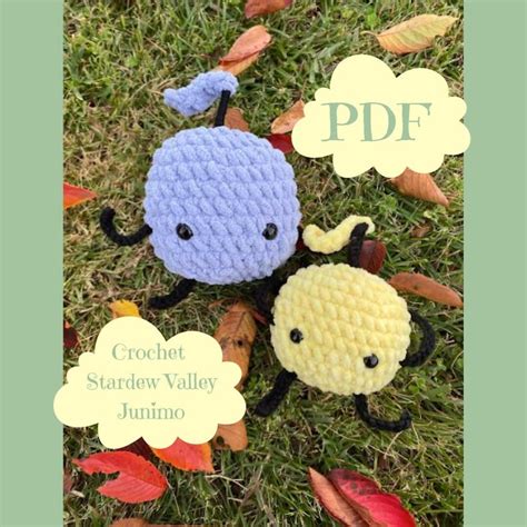 Crochet Stardew Valley Junimo Plushie Pattern Etsy