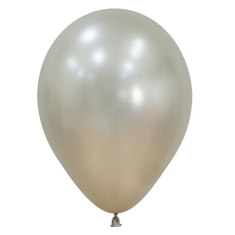 12 Silk Cream Pearl Latex Balloons 50pk Go International Uk