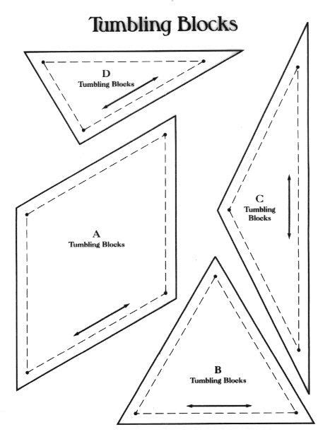 Tumbling Blocks Tumbling Blocks Quilt Tumbling Blocks Pattern Quilt