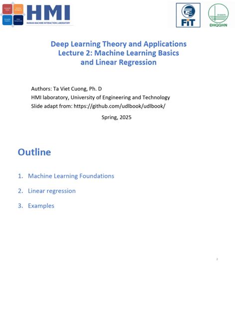 Lecture2 Ml Regression 1 Pdf Machine Learning Regression Analysis