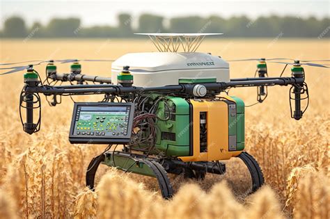 Premium Ai Image Agronomist Drone With Special Sensors And Equipment For Crop Harvesting
