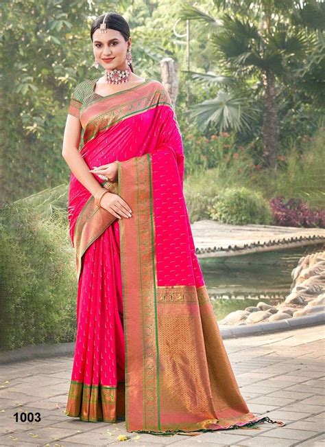 Bunawat Rutprabha Silk Banarasi Soft Silk Saree With Beautiful Print In