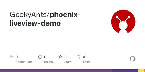 Github Geekyantsphoenix Liveview Demo