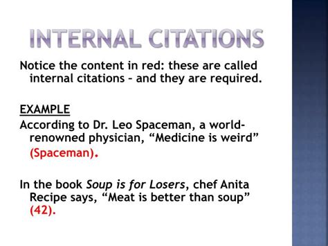 PPT Internal Citations MLA Formatting And You PowerPoint Presentation ID