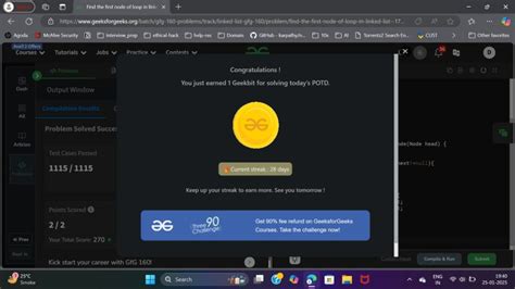 devanshi chauhan on linkedin gfg160 geekstreak2024 geheksforgeeks65dayschallenge womenintech…