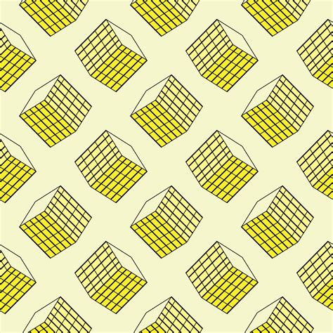 Yellow Box Seamless Pattern On Yellow Background 13596294 Vector Art At Vecteezy