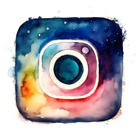 Watercolor Instagram Logo Vectors And Illustrations For Free Download