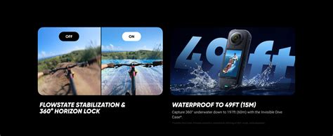 Amazon Com Insta360 X5 Starter Bundle Waterproof 8K 360 Action Camera Leading Low Light