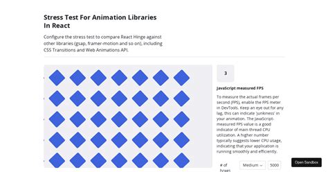 React Hinge Vs Js Animations Vs Css Animations Forked Codesandbox
