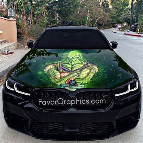 Piccolo Dragon Ball Itasha Car Vinyl Hood Wrap Decal Sticker Favor Graphics