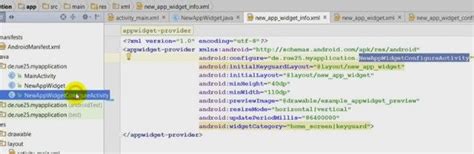 android widget home screen and lockscreen