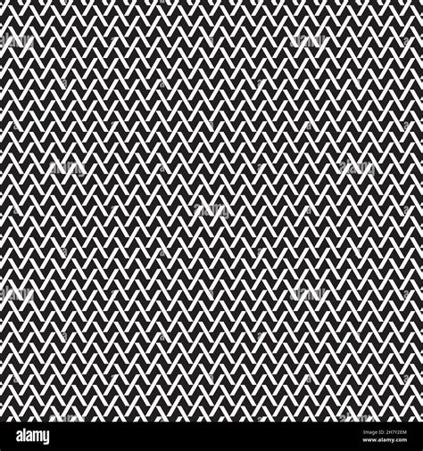 Seamless Abstract Geometric Interlocking Zig Zag Pattern Stock Vector