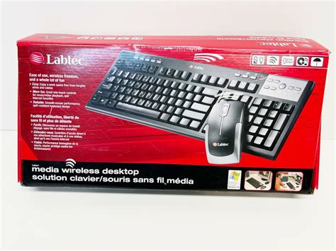 Labtec Media Wireless Desktop 2005 Keyboard And Mouse