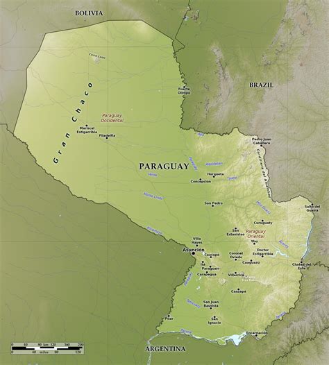 Blue Green Atlas The Geography Of Paraguay