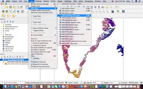 Qgis Delimited Text Layer Not Showing Up On Map Geographic