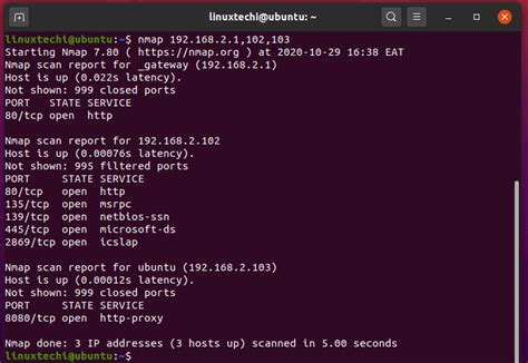 20 Awesome Nmap Command Examples In Linux