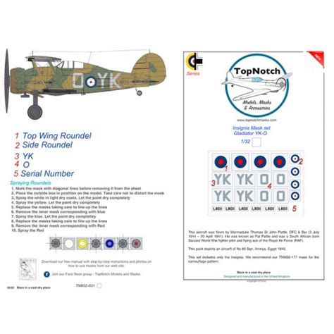 132 Gladiator Insignia Yk O Marmaduke Thomas St John Pattle Insignia